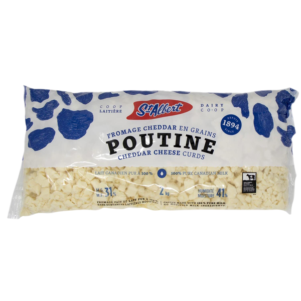 St-Albert Cheddar Cheese Curds 2 kg – arcticfresh
