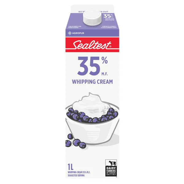 Sealtest 35% Whipping Cream 1L – arcticfresh