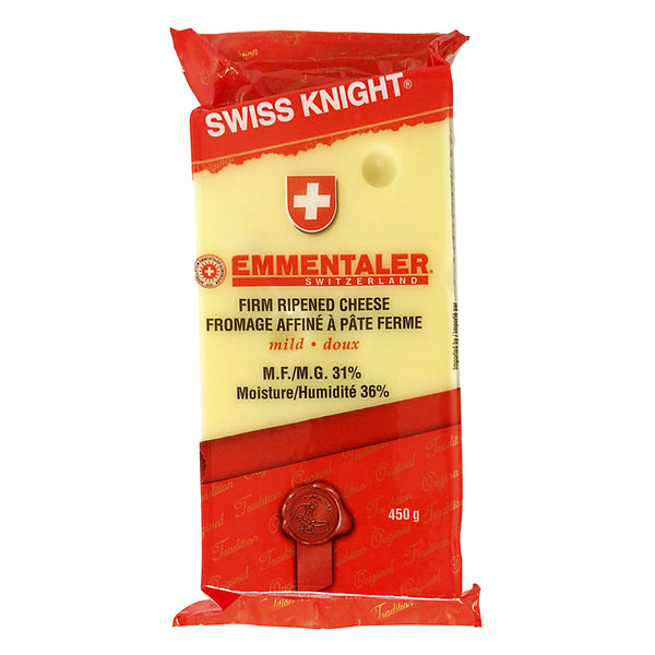 Swiss Knight Emmentaler Mild Cheese 450 g – arcticfresh